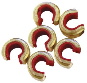 bohning cam string nocks (pack of 6), red