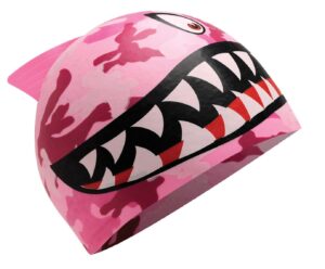 tyr jr. sharkfin silicone cap, pink