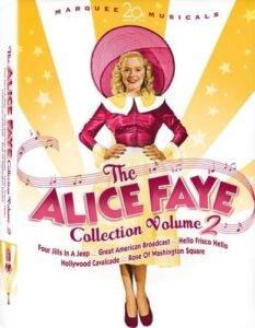 alice faye collection 2 (rose of washington square/hollywood cavalcade/the great american broadcast/hello, frisco, hello/four jills in a jeep) (full chk gift)