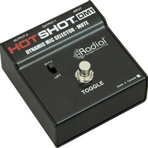 Radial Engineering HotShot DM1 Microphone Signal Muting Footswitch