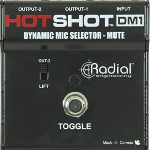 Radial Engineering HotShot DM1 Microphone Signal Muting Footswitch