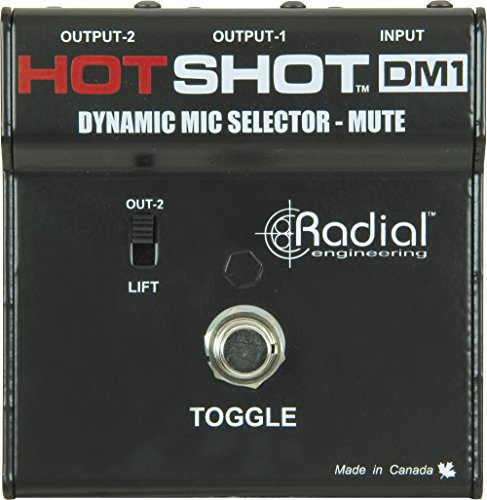 Radial Engineering HotShot DM1 Microphone Signal Muting Footswitch