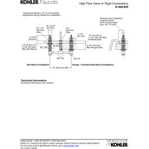 KOHLER K-300-KR-NA Faucet