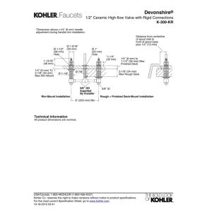 KOHLER K-300-KR-NA Faucet