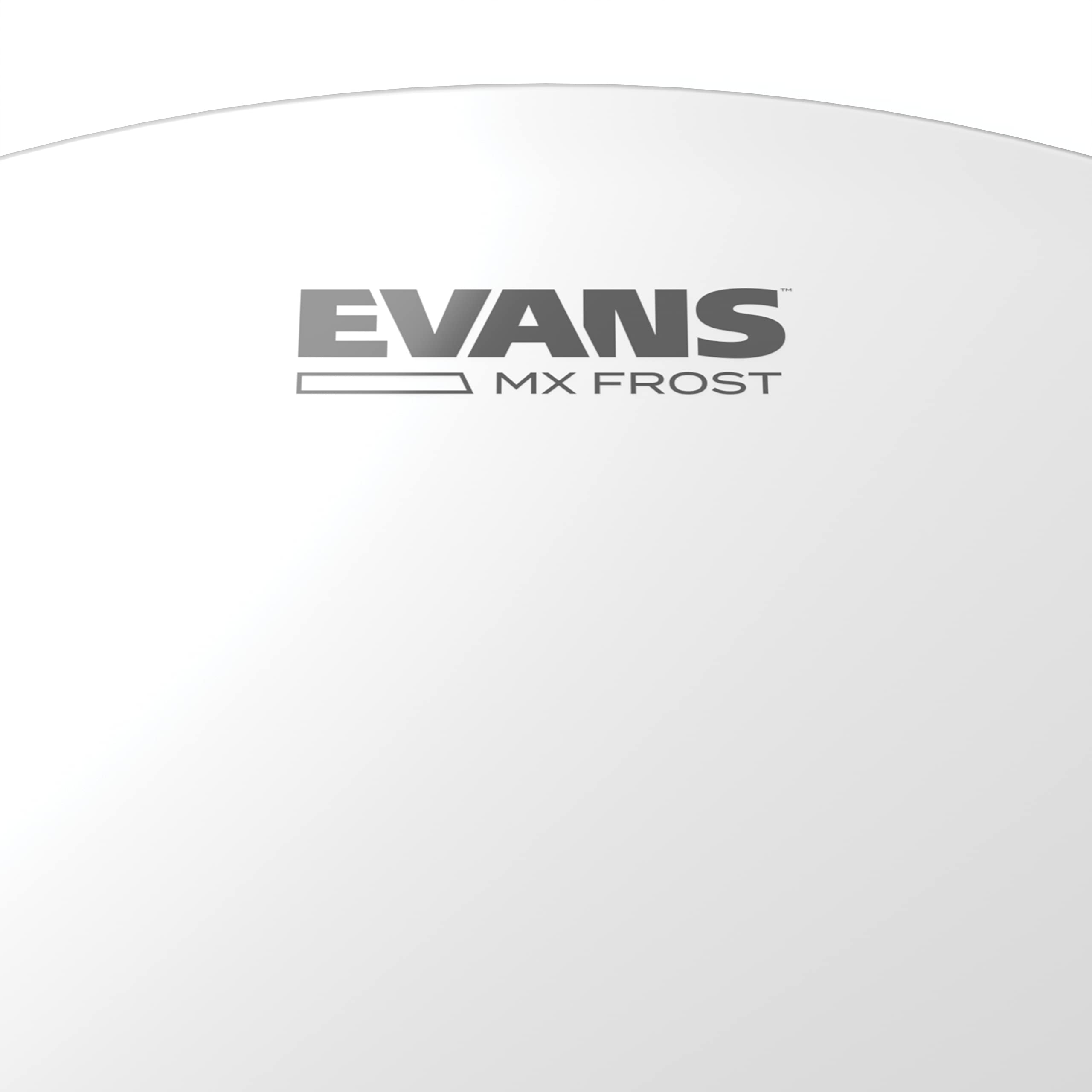 Evans MX Frost Marching Tenor Drum Head, 12 Inch