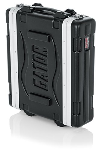 Gator Lightweight Molded 2U Rack Case with Heavy Duty Latches; Shallow 14.25' depth (GR-2S)