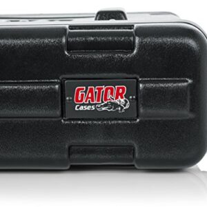 Gator Lightweight Molded 2U Rack Case with Heavy Duty Latches; Shallow 14.25' depth (GR-2S)