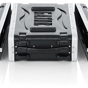 Gator Lightweight Molded 2U Rack Case with Heavy Duty Latches; Shallow 14.25' depth (GR-2S)