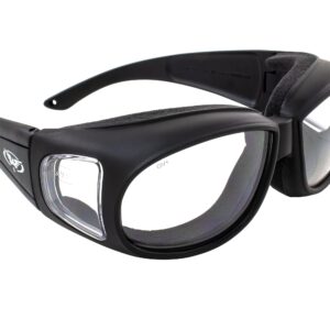 Global Vision Outfitter Foam Padded Fits Over Most Glasses Clear Lenses