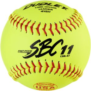 dudley 11" usasb sbc11 fastpitch softball - 12 pack