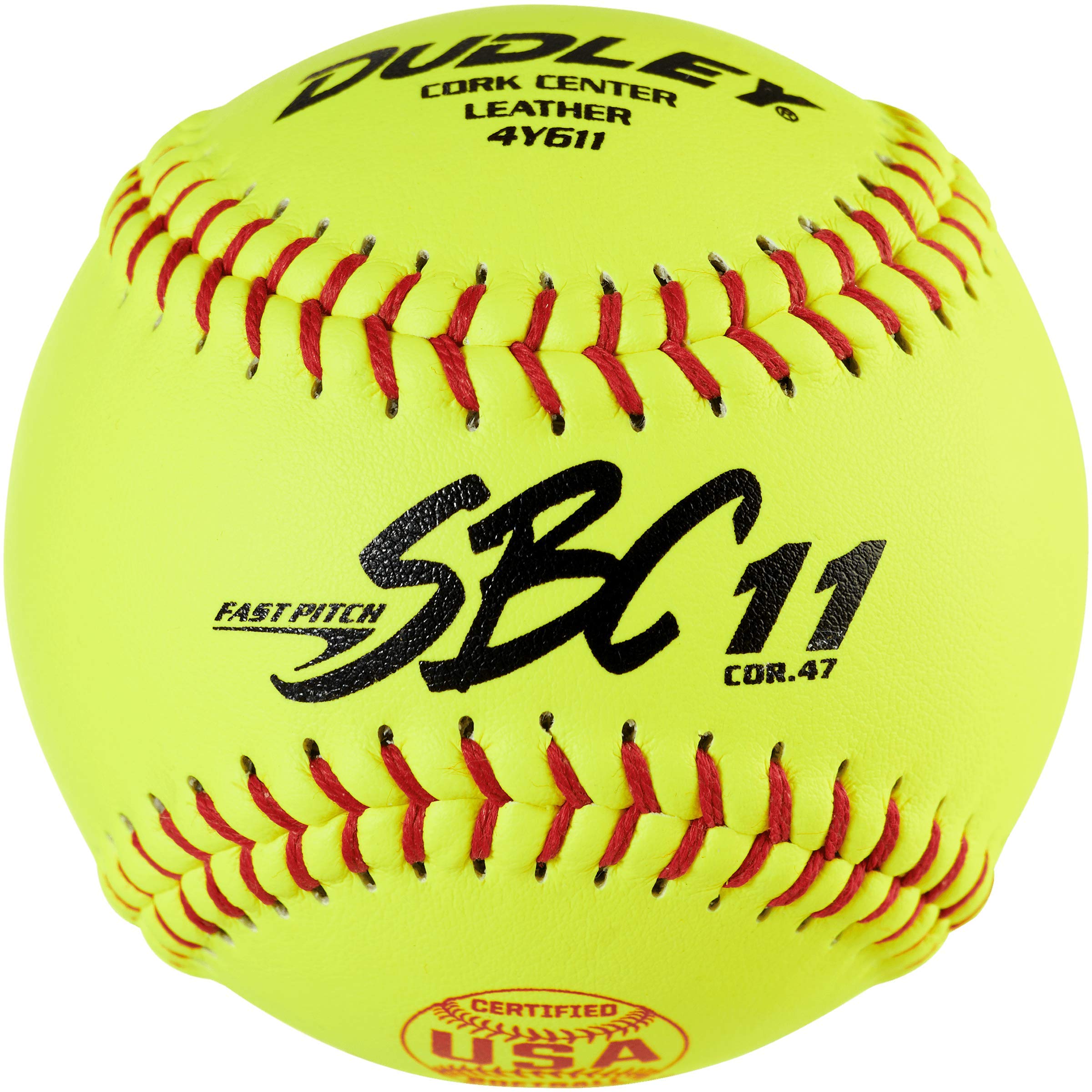 DUDLEY 11" USASB SBC11 Fastpitch Softball - 12 Pack