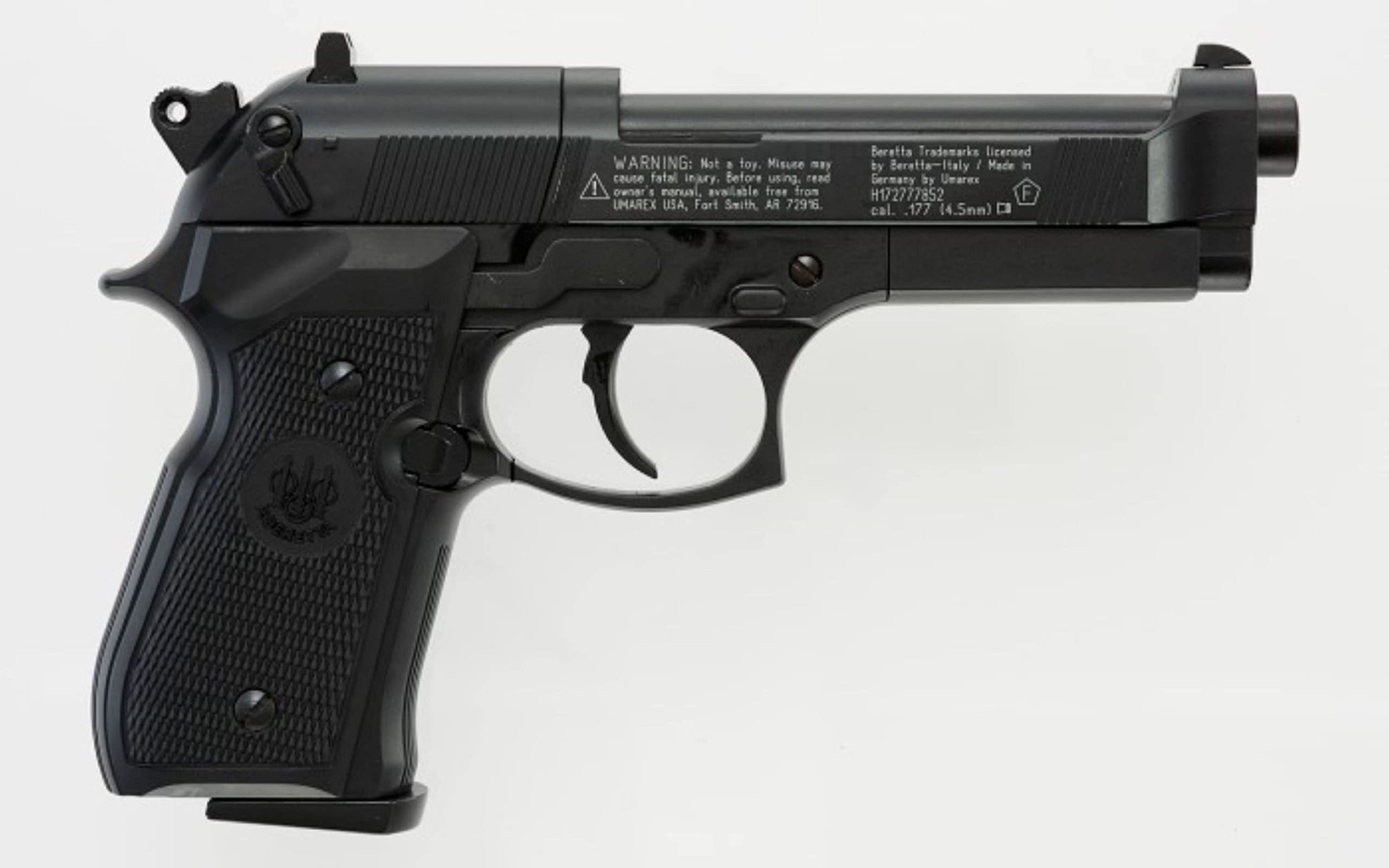 Beretta M 92 FS All Metal .177 Caliber Pellet Gun Air Pistol, Black, One Size