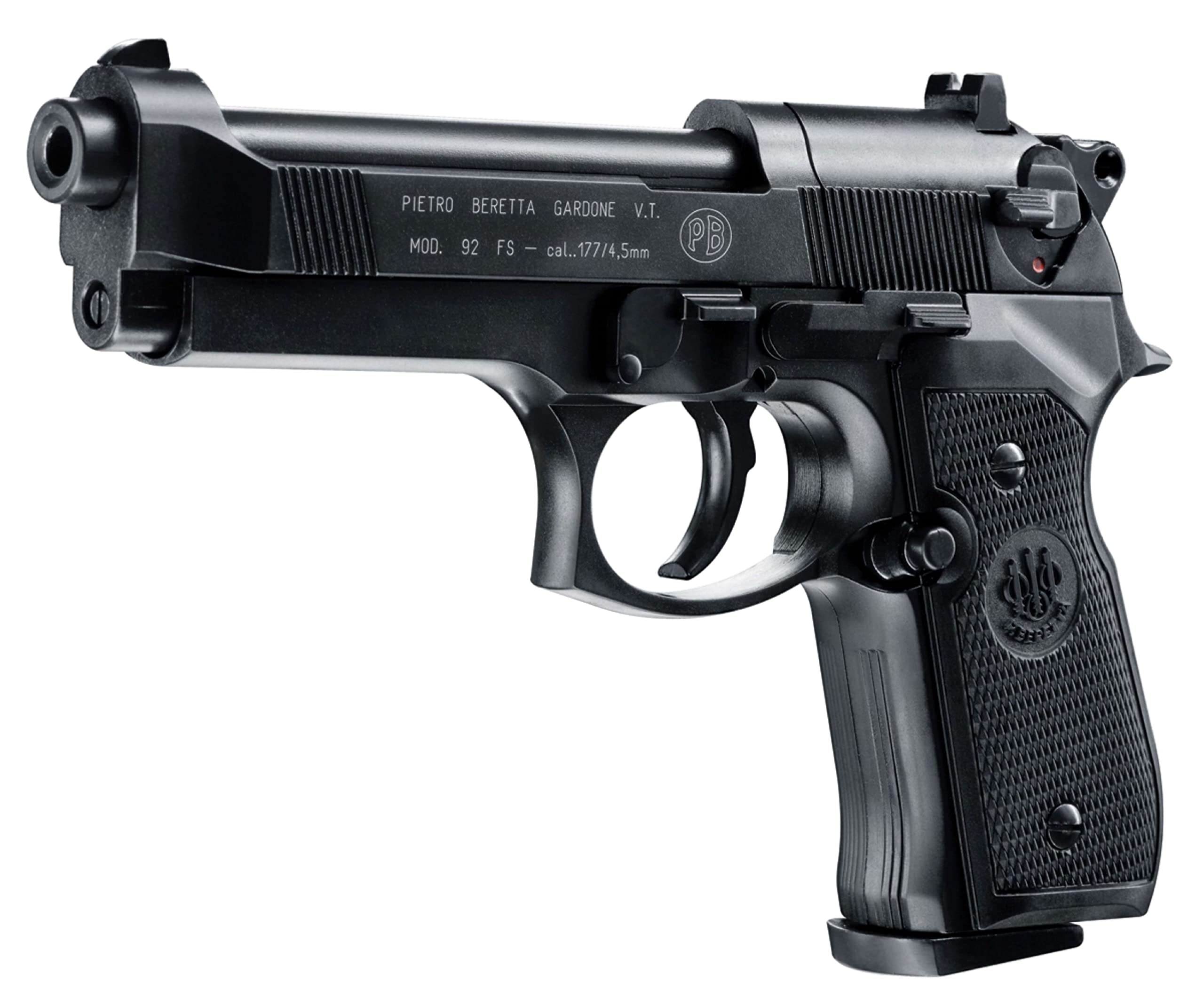 Beretta M 92 FS All Metal .177 Caliber Pellet Gun Air Pistol, Black, One Size