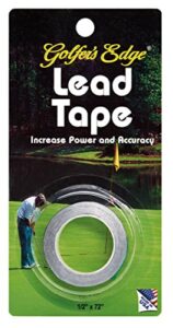 unique sports golf lead tape 1/2-inch wide x 72" long