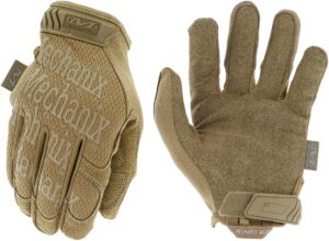 mechanix wear: the original tactical work gloves with secure fit, flexible grip for multi-purpose use, durable touchscreen safety gloves for men (brown, xx-large)