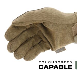 Mechanix Wear: The Original Tactical Work Gloves with Secure Fit, Flexible Grip for Multi-Purpose Use, Durable Touchscreen Safety Gloves for Men (Brown, XX-Large)