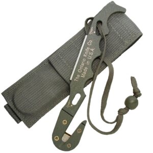 ontario knife company 1406 okc fg model 1 strap cutter (green)