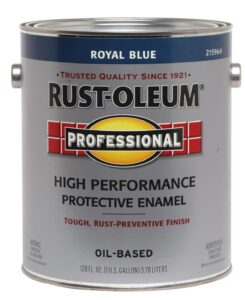 rust-oleum blue 215964 professional gallon royal enamel paint, 128 fl oz (pack of 1), 11