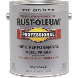 rust-oleum k7781402 voc gray metal primer, 1 gallon (pack of 1)