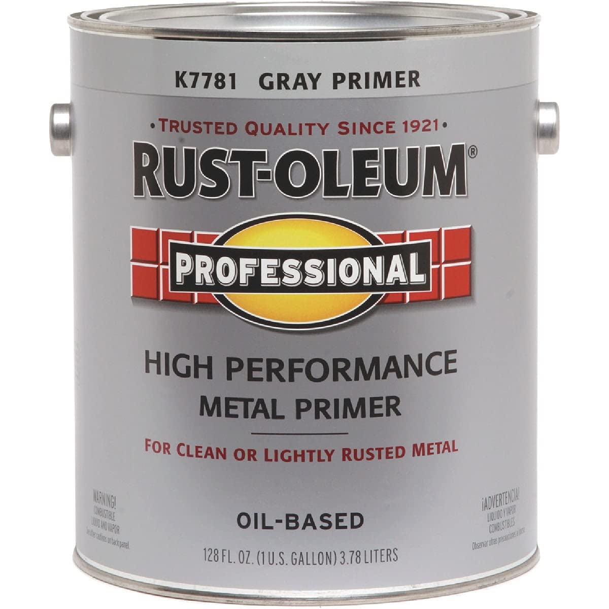 RUST-OLEUM K7781402 Voc Gray Metal Primer, 1 Gallon (Pack of 1)