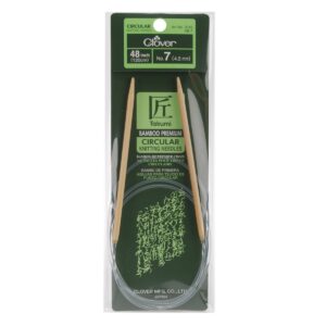 clover 3016/48-07 takumi bamboo circular 48-inch knitting needles, size 7