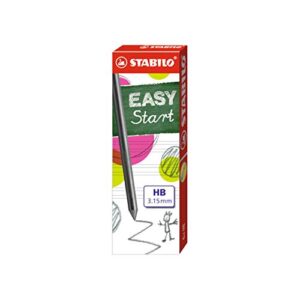 stabilo easyergo 3.15mm 7890/6-hb refill leads hb