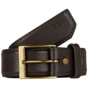 5.11 tactical 1.5-inch leather casual belt, classic brown, xx-large