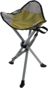 travelchair slacker chair, portable tripod chair for outdoor adventures, green (1389vg)