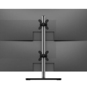 Atdec Quad/Triple/Dual/Single Monitor Desk Mount - Freestanding Base - Loads up to 17.6lb Flat or 13.5lb Curved - VESA 75x75, 100x100 - Quick Display Release, tilt, pan, Landscape/Portrait