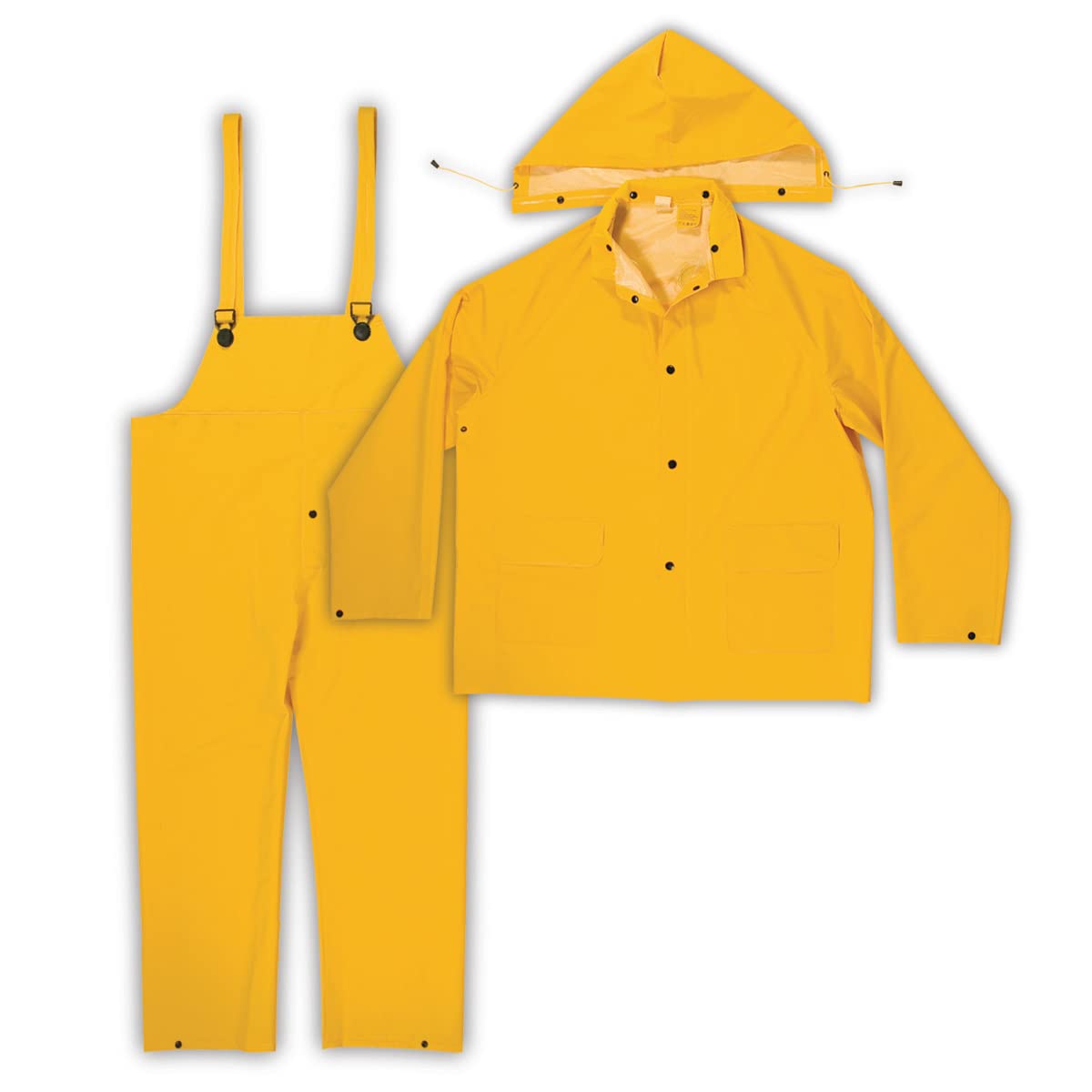 CLC Custom Leathercraft Rain Wear R1012x .35MM 3-Piece Rain Suit, Yellow, 2XLarge