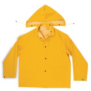 CLC Custom Leathercraft Rain Wear R1012x .35MM 3-Piece Rain Suit, Yellow, 2XLarge