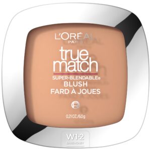 l'oreal paris true match super-blendable powder blush, bare honey, 0.21 oz (packaging may vary)