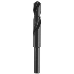 bosch bl2172 1-piece 45/64 in. x 6 in. fractional reduced shank black oxide drill bit for applications in light-gauge metal, wood, plastic