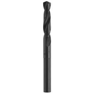 bosch bl2160 1-piece 33/64 in. x 6 in. fractional reduced shank black oxide drill bit for applications in light-gauge metal, wood, plastic