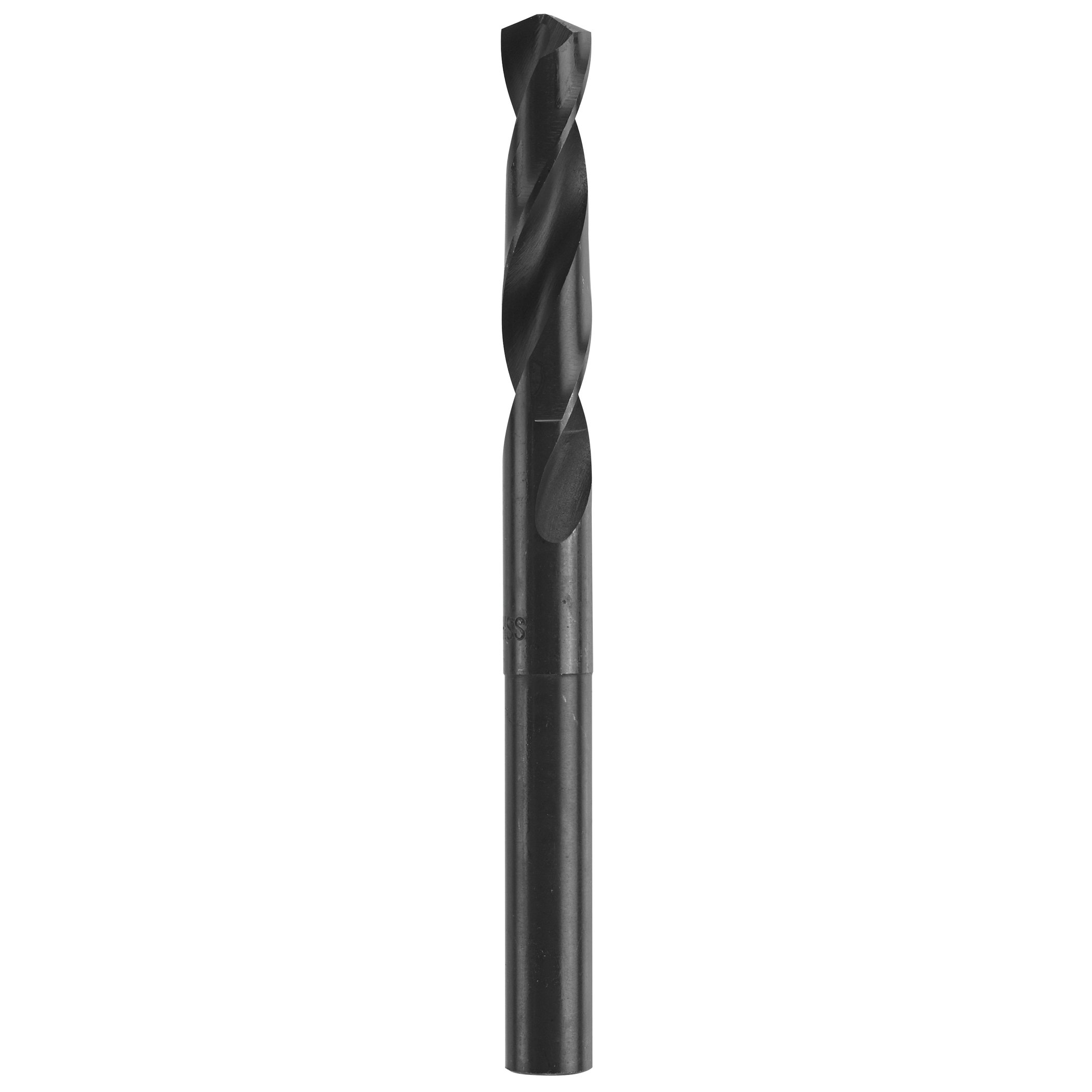 BOSCH BL2160 1-Piece 33/64 In. x 6 In. Fractional Reduced Shank Black Oxide Drill Bit for Applications in Light-Gauge Metal, Wood, Plastic