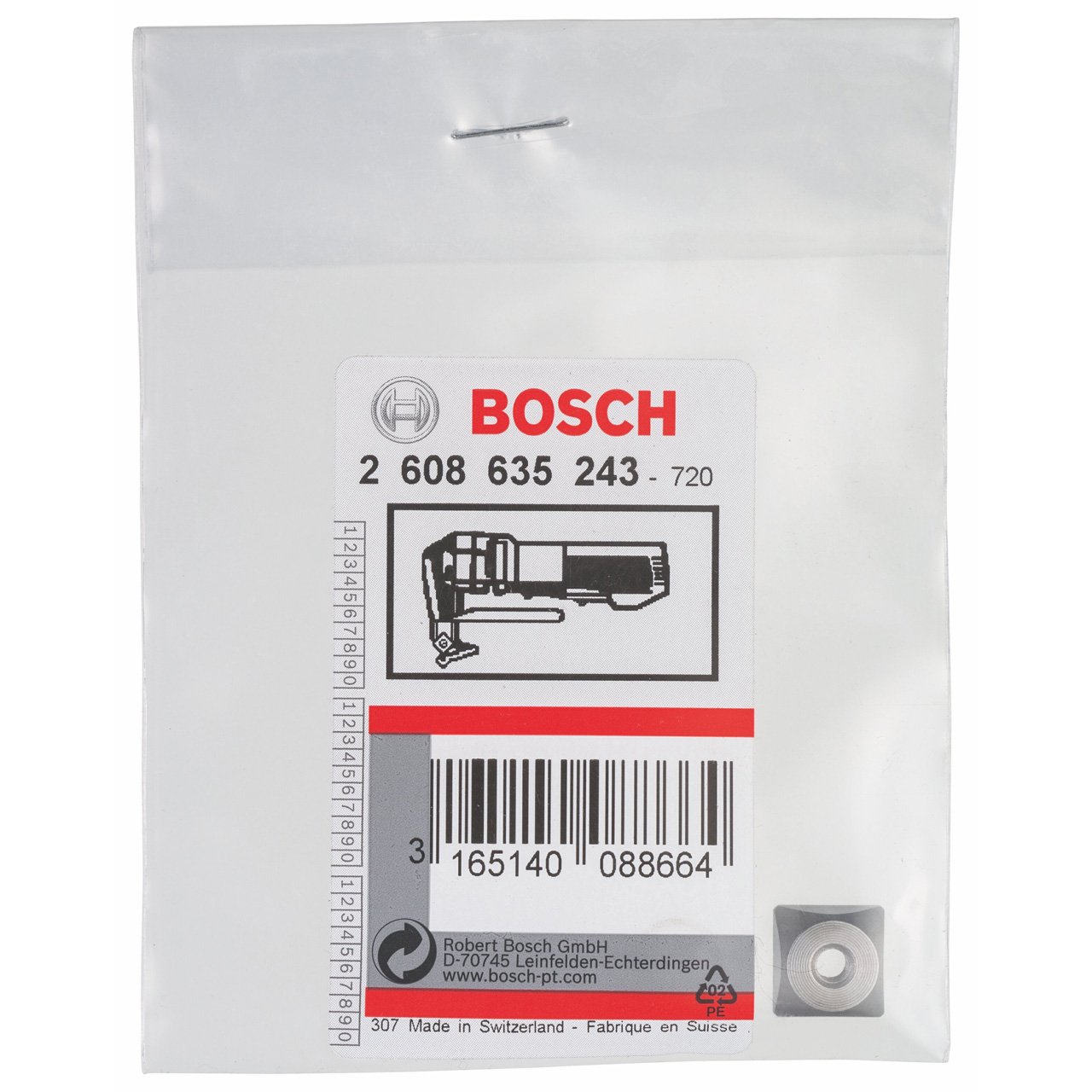 BOSCH 2608635243 16 Gauge Universal Shear Blade