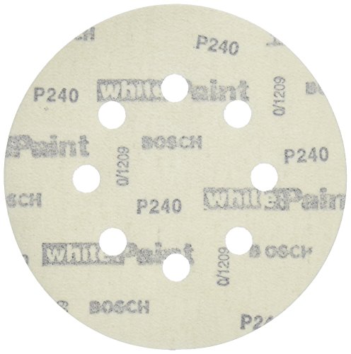 Bosch SR5W242 25-Piece 5 In. 240 Grit Non-Stick Coated Hook-And-Loop Sanding Discs