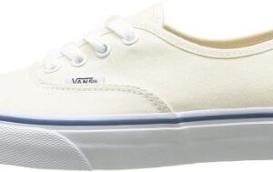 Vans Unisex's Vans Authentic Skate Shoes 8.5 (White/Off White)