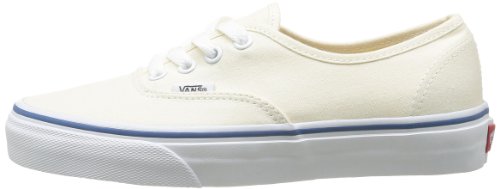 Vans Unisex's Vans Authentic Skate Shoes 8.5 (White/Off White)