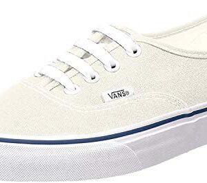 Vans Unisex's Vans Authentic Skate Shoes 8.5 (White/Off White)