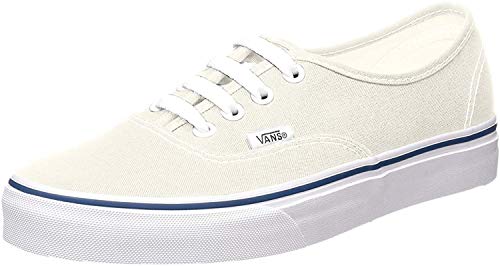 Vans Unisex's Vans Authentic Skate Shoes 8.5 (White/Off White)