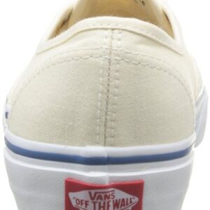 Vans Unisex's Vans Authentic Skate Shoes 8.5 (White/Off White)