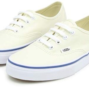 Vans Unisex's Vans Authentic Skate Shoes 8.5 (White/Off White)