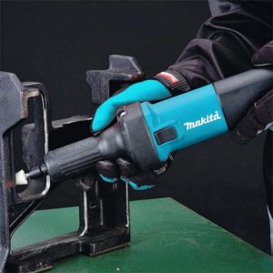 Makita GD0601 1/4" Die Grinder, with AC/DC Switch, Blue