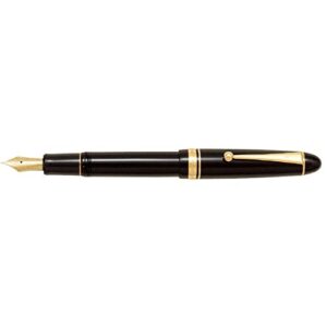 pilot fountain pen custom 742, black body, su-nib (fkk-2000r-b-su)