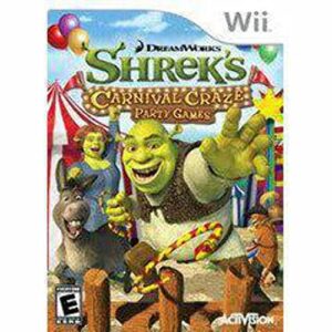 shrek's carnival craze party games - nintendo wii