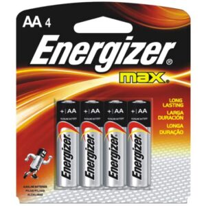 Energizer Max AA Batteries, 4 Count