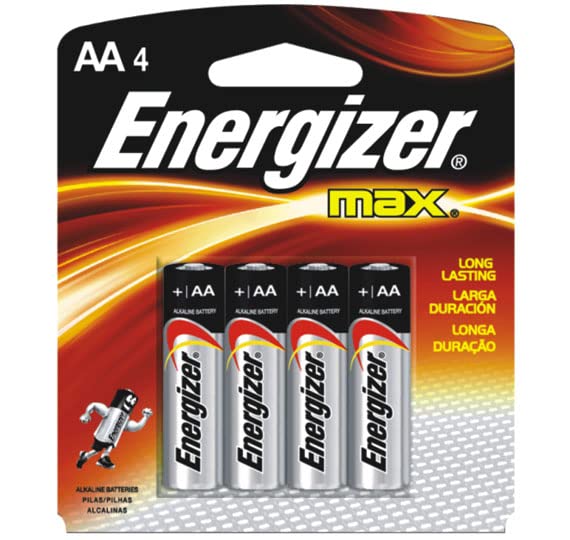 Energizer Max AA Batteries, 4 Count