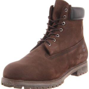 Timberland Men's 6 inch Premium Waterproof Boot, Dark Chocolate, 9