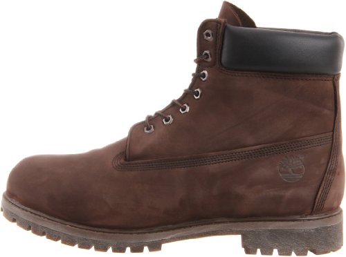 Timberland Men's 6 inch Premium Waterproof Boot, Dark Chocolate, 9